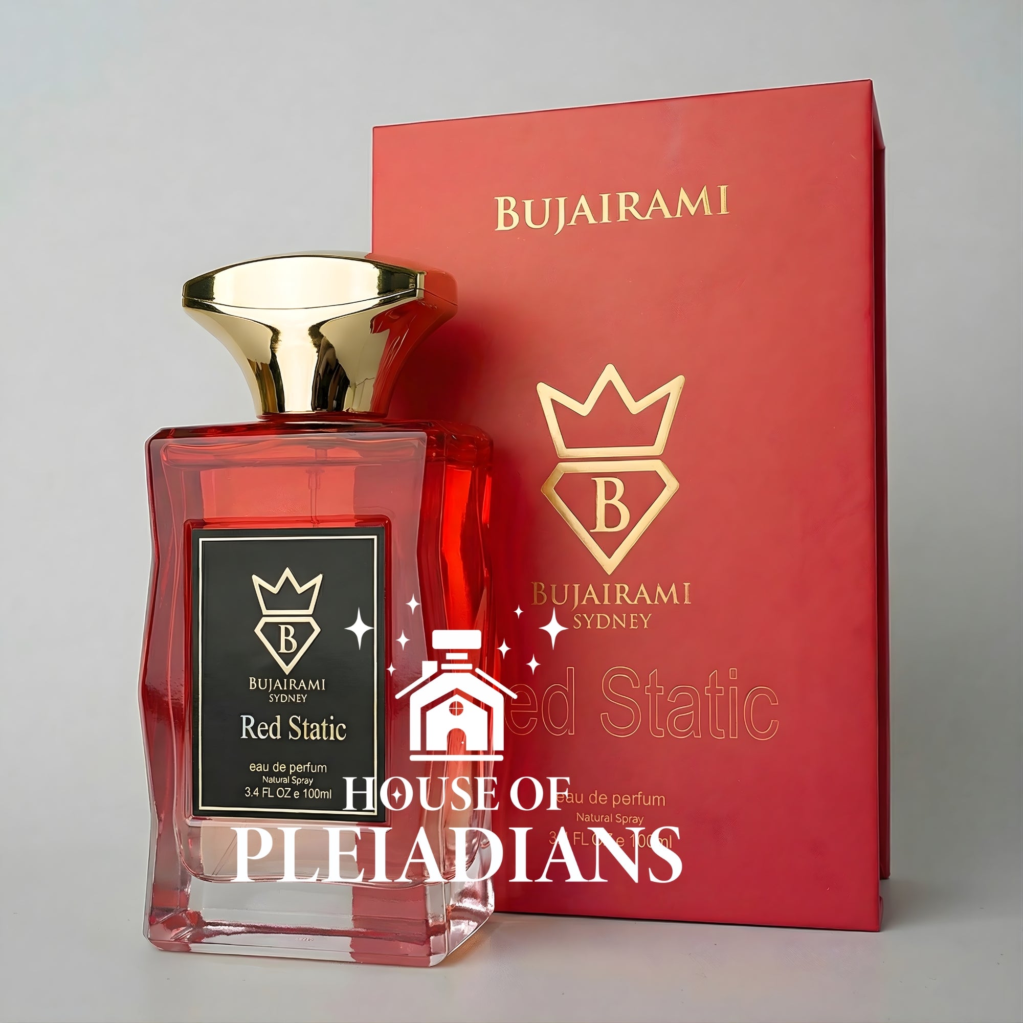 Bujairami Red Static UK | Premium Middle Eastern Perfume – House Of ...